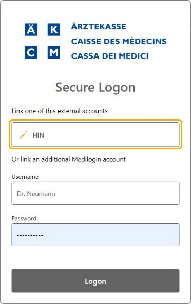 Einmalige Authentifizierung (SSO-Login)
